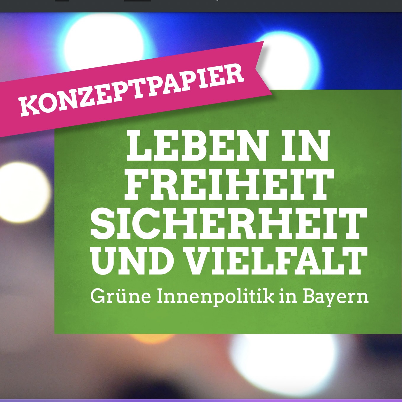 Leben in Freiheit, Sicherheit und Vielfalt: Grüne Innenpolitik in ...